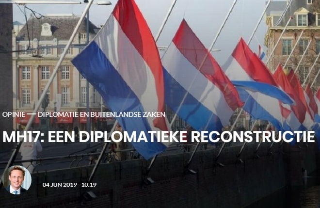 MH17: Een Diplomatieke Reconstructie - HCSS