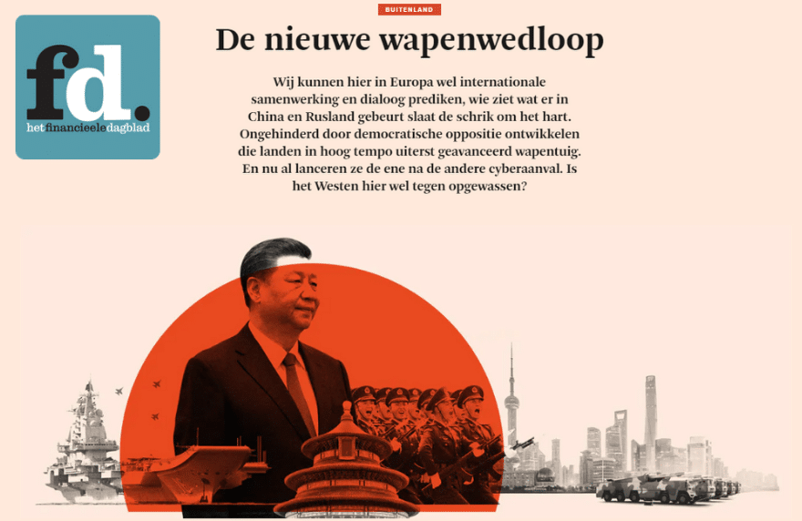 FD: Patrick Bolder over de nieuwe wapenwedloop - HCSS