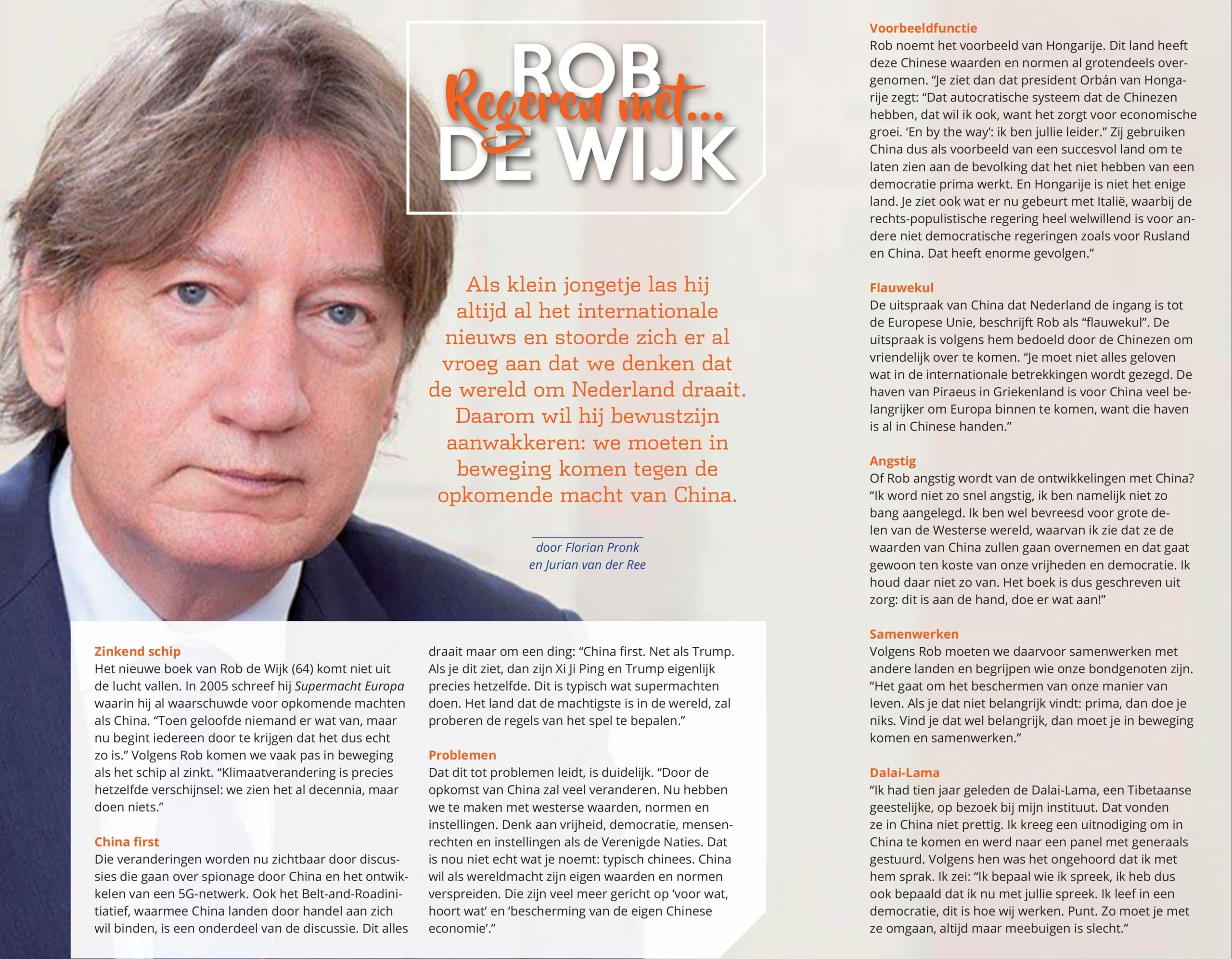 Regeren met Rob de Wijk - HCSS