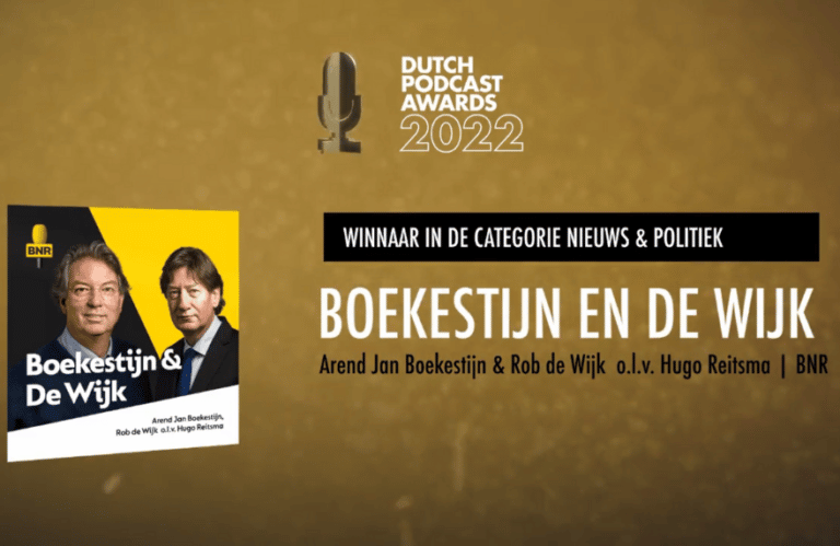 Dutch Podcast Awards: Boekestijn en De Wijk winnen categorie Nieuws ...