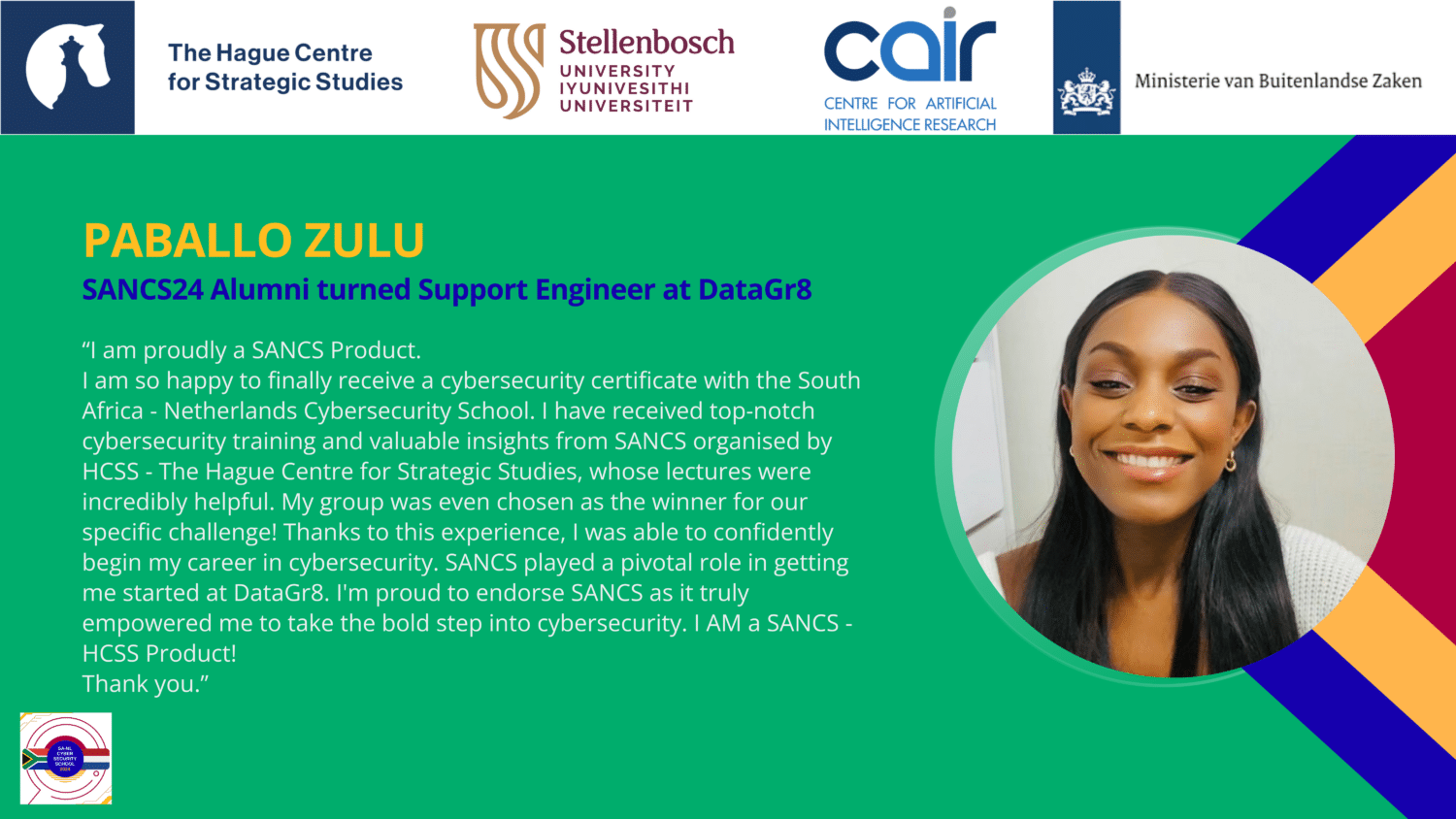 Southern Africa-Netherlands Cyber Security School 2025 - HCSS