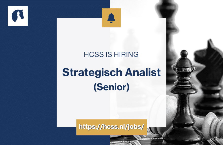 Vacature: Strategisch Analist (senior) - HCSS